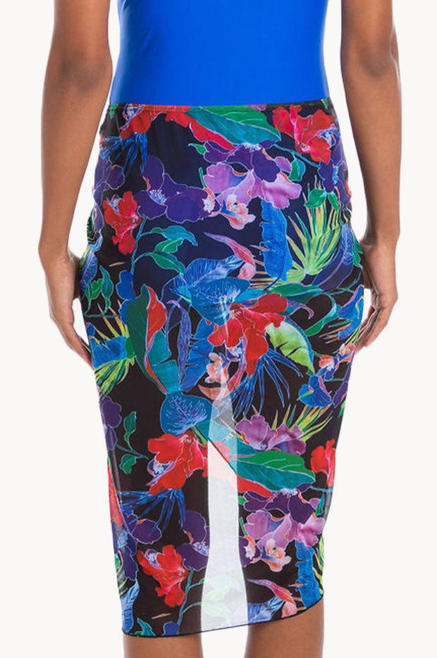 Togs Swimwear Hermes Sarong Black/Multi | Swimwear Galore AU