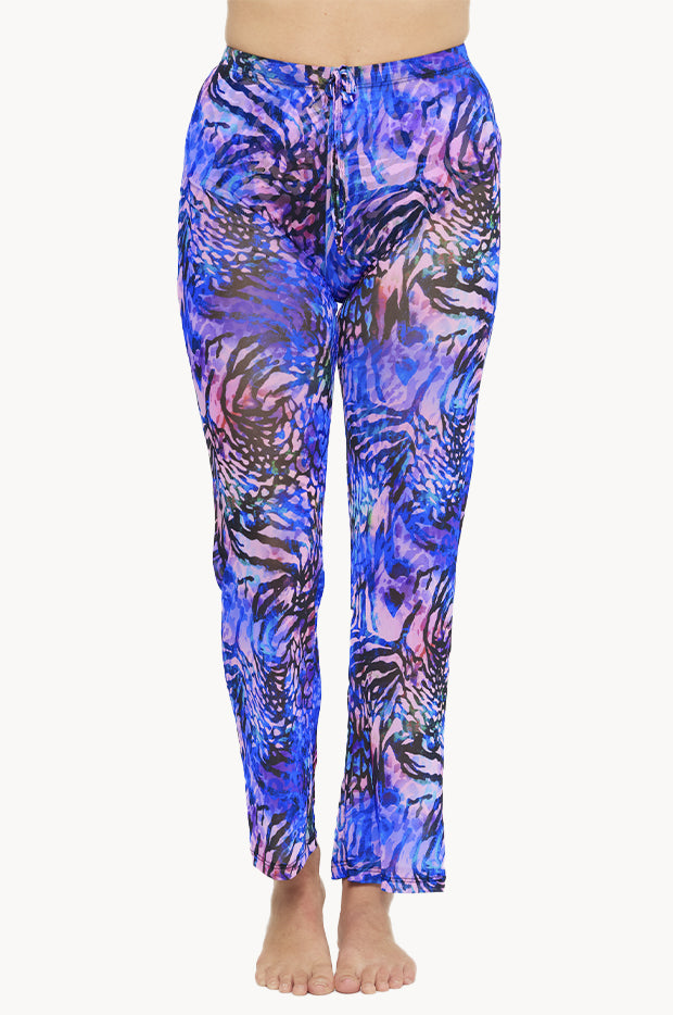 Togs Swimwear - Jaipur Mesh Pant - Purple/Multi | Swimwear Galore AU