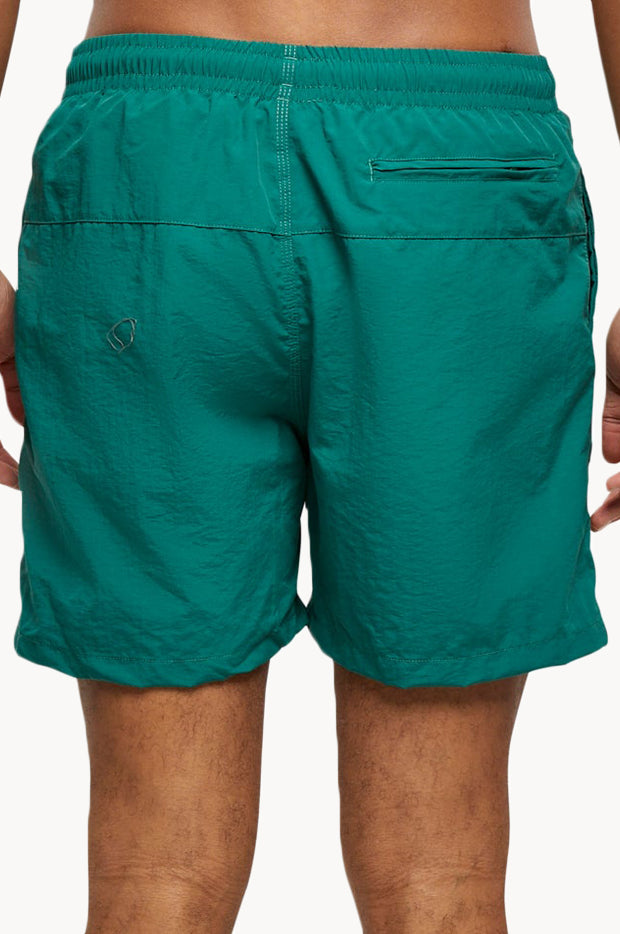 Urban Classics - Mens Block Swim Short - Green | Swimwear Galore AU
