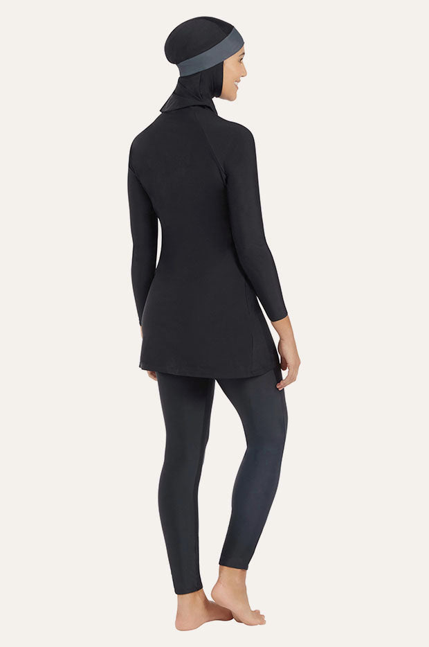 Zoggs Meelup Modesty Suit Black | Swimwear Galore US