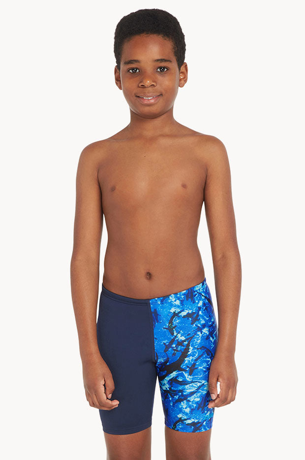 Zoggs - Boys Abyss Mid Jammer - Navy/Blue | Swimwear Galore AU