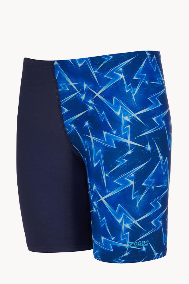 Zoggs - Boys Lightning Mid Jammer - Navy/Blue | Swimwear Galore AU