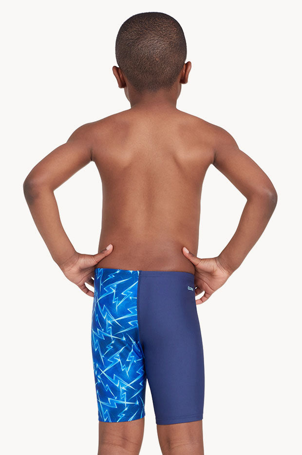 Zoggs - Boys Lightning Mid Jammer - Navy/Blue | Swimwear Galore AU
