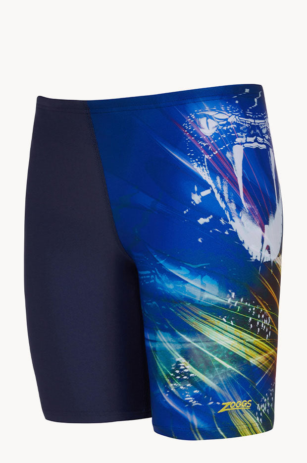 Zoggs Boys Viper Mid Jammer Navy/Blue | Swimwear Galore AU