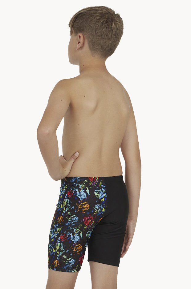 Zoggs - Boys Brainbox Volt Jammer - Black/Multi | Swimwear Galore AU