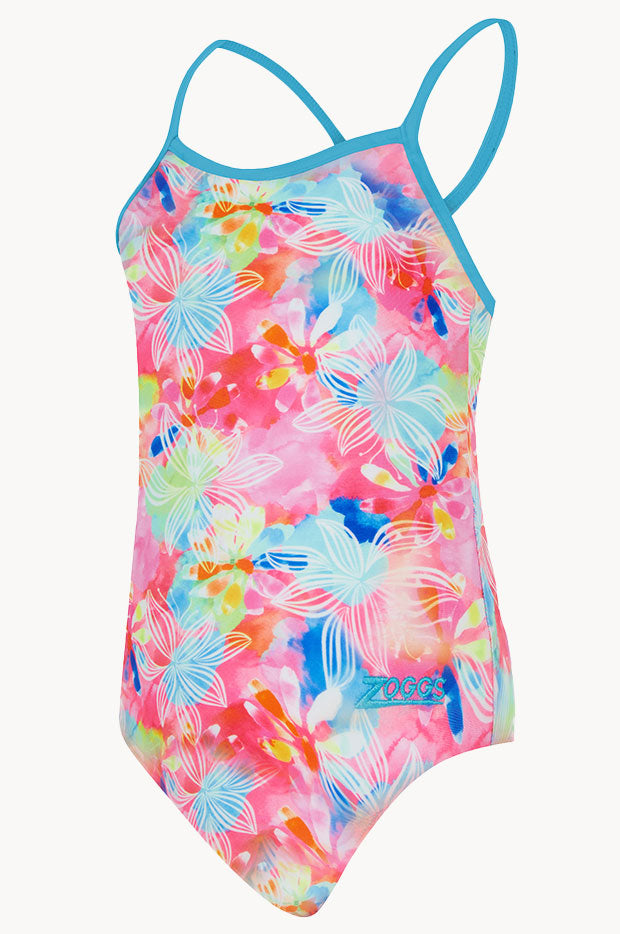 Zoggs - Girls Gala Yaroomba Floral One Piece - Multi | Swimwear Galore US