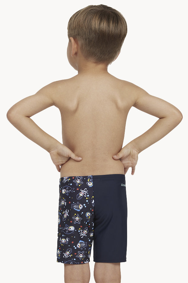 Zoggs - Boys Sea Ahoy Midi Jammer - Navy/Multi | Swimwear Galore AU