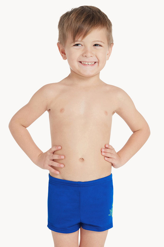Zoggs - Boys Dino Skaters Hip Racer Trunk - Royal | Swimwear Galore US