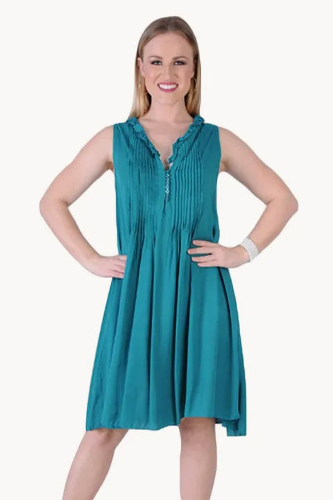 Plain Lombok Pleat Dress – Swimwear Galore