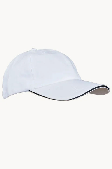 Cherry Red - Mens Bind Cap - White | Swimwear Galore AU