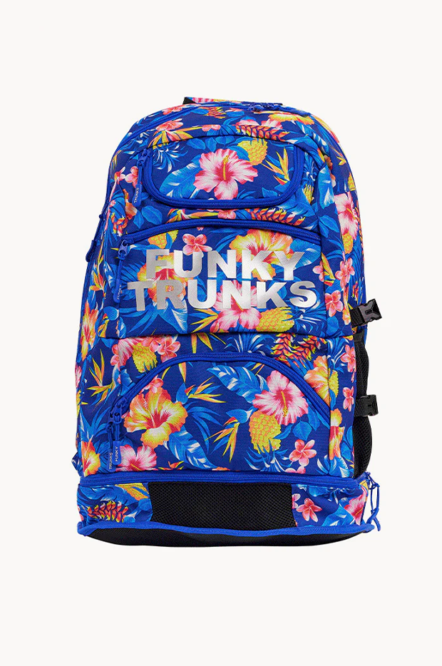 Funky Trunks - In Bloom Elite Squad Backpack - Navy/Multi | Swimwear ...