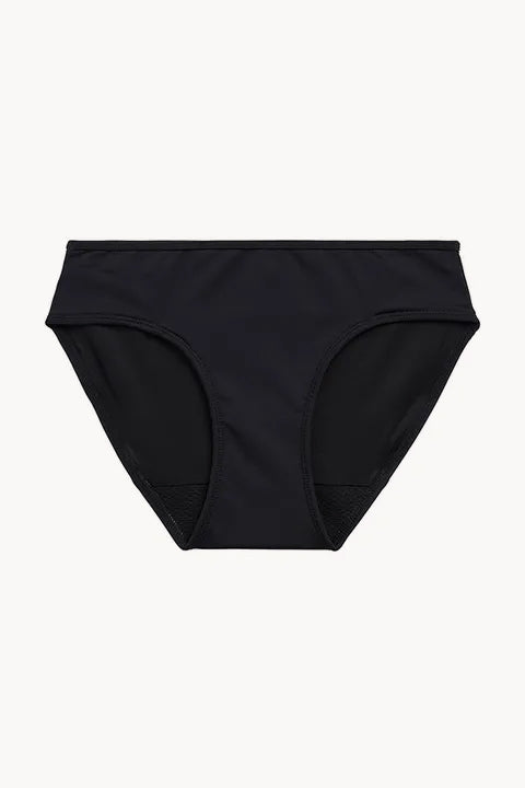 Modibodi Girls Period Proof Bikini Brief Black | Swimwear Galore AU
