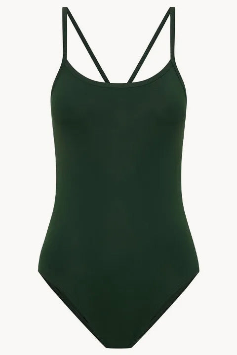 Modibodi - Girls Performance One Piece - Forest | Swimwear Galore AU