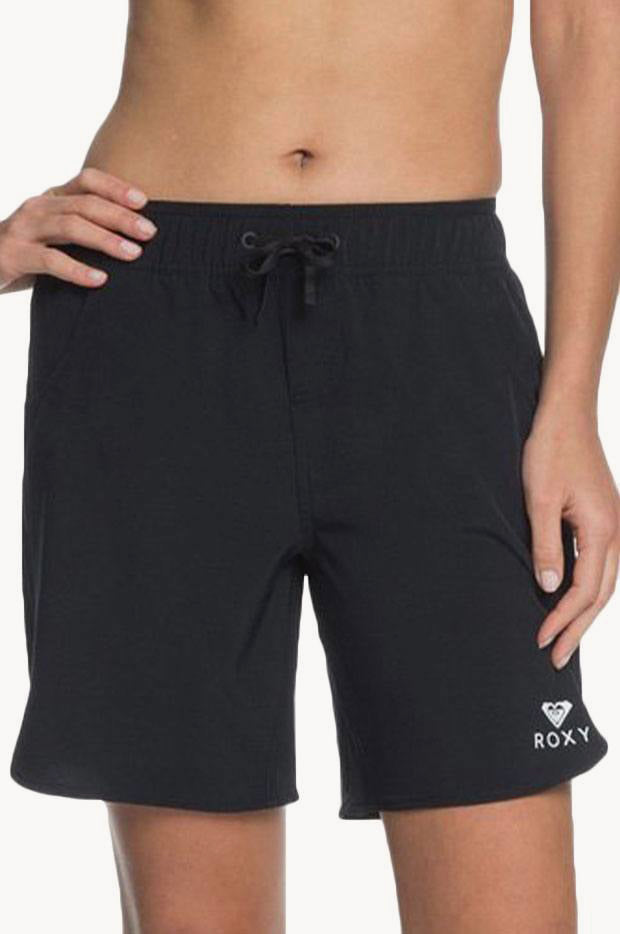 Roxy - Wave 7" Boardshort - Black | Swimwear Galore AU