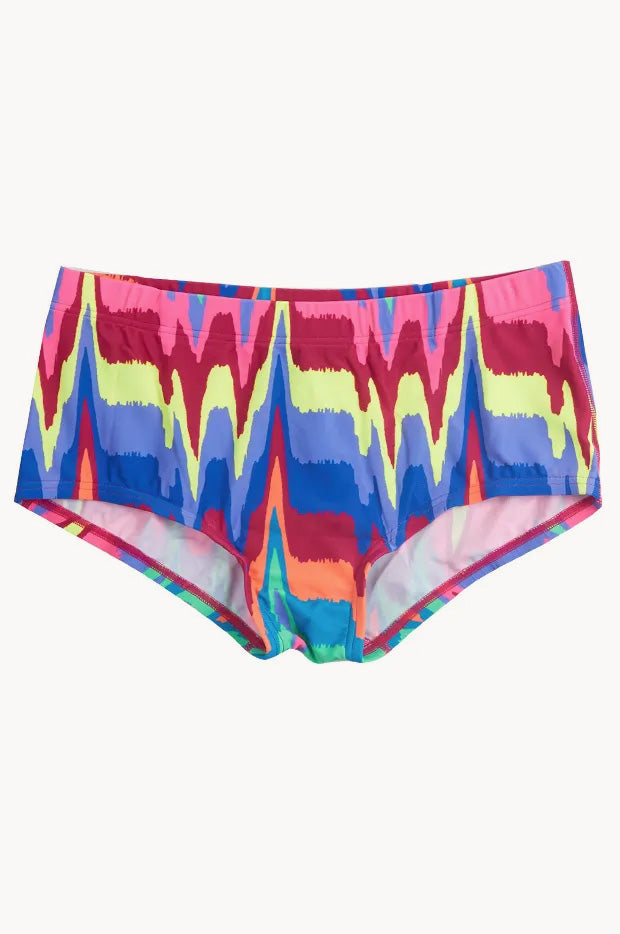 Speedo - Mens Rainbow Wave 17cm Brief - Multi | Swimwear Galore AU