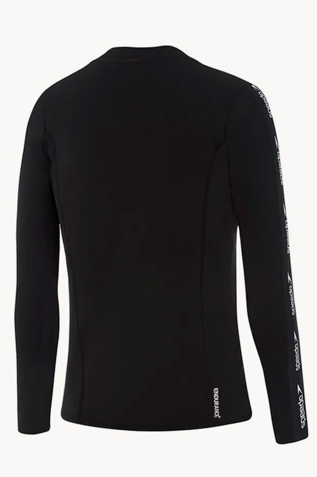 Speedo Boys Active Rashie Black/Blue | Swimwear Galore AU