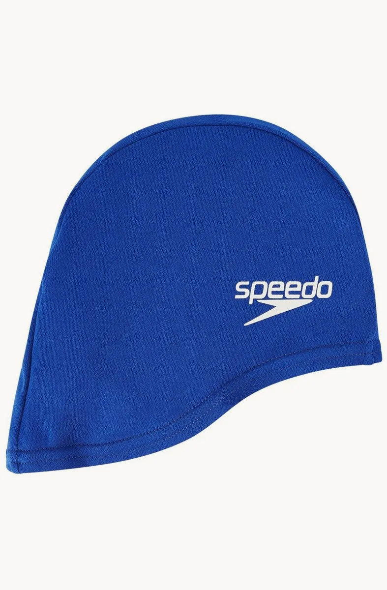 Speedo Junior Polyester Cap Blue | Swimwear Galore AU