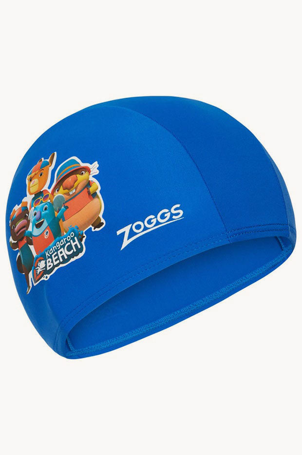 Zoggs - Kangaroo Beach Swim Cap - Blue | Swimwear Galore AU